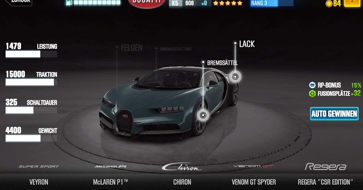 CSR Racing 2 Autos: Das sind die besten aller Klassen!