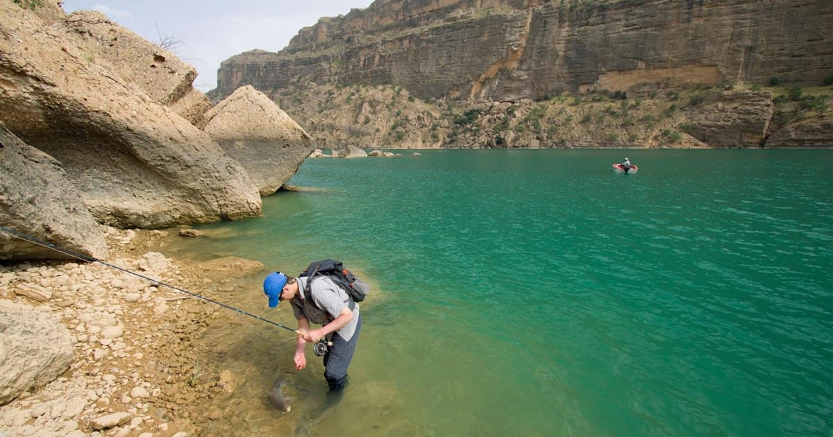 fly fishing in Iran
