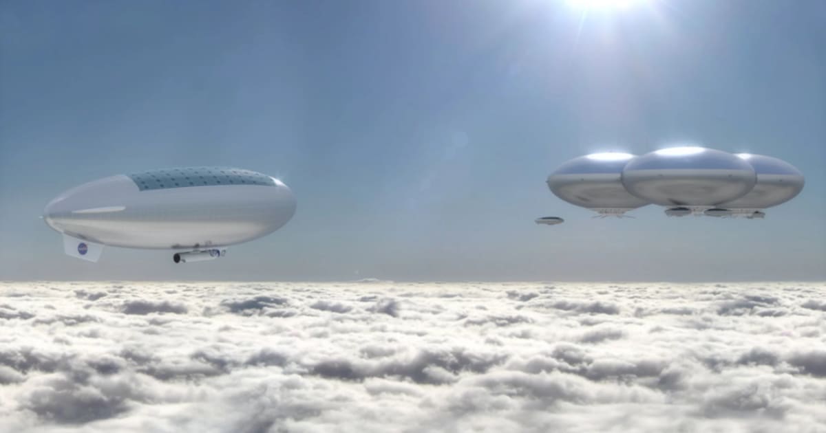 La NASA quiere llevar humanos a Venus en dirigible