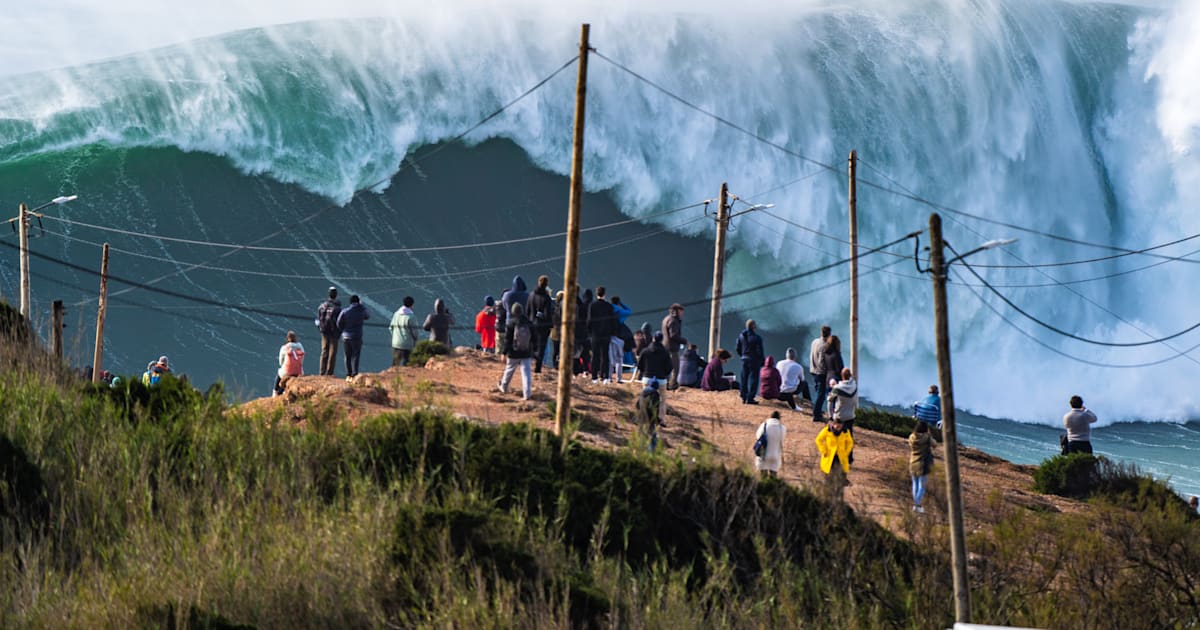 Sessions: Early season Nazaré big wave surfing – video