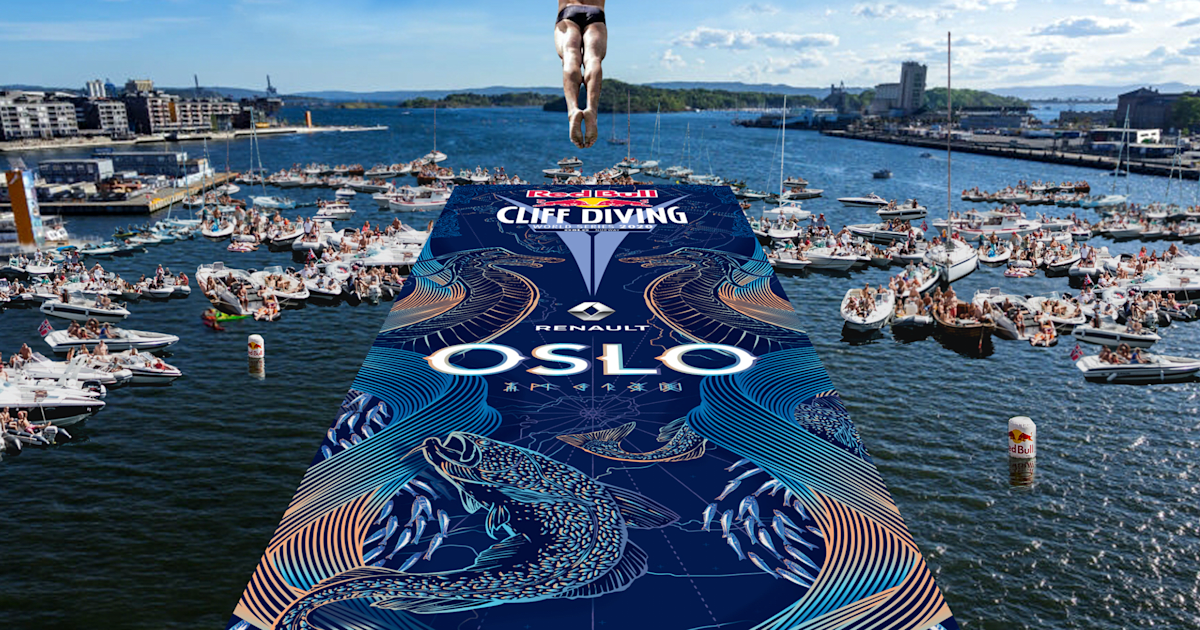 Red Bull Cliff Diving til Operahuset i Oslo