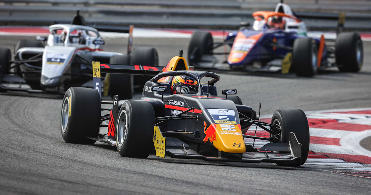 Hadjar and Crawford take pace to 2nd Asian F3 in Dubai