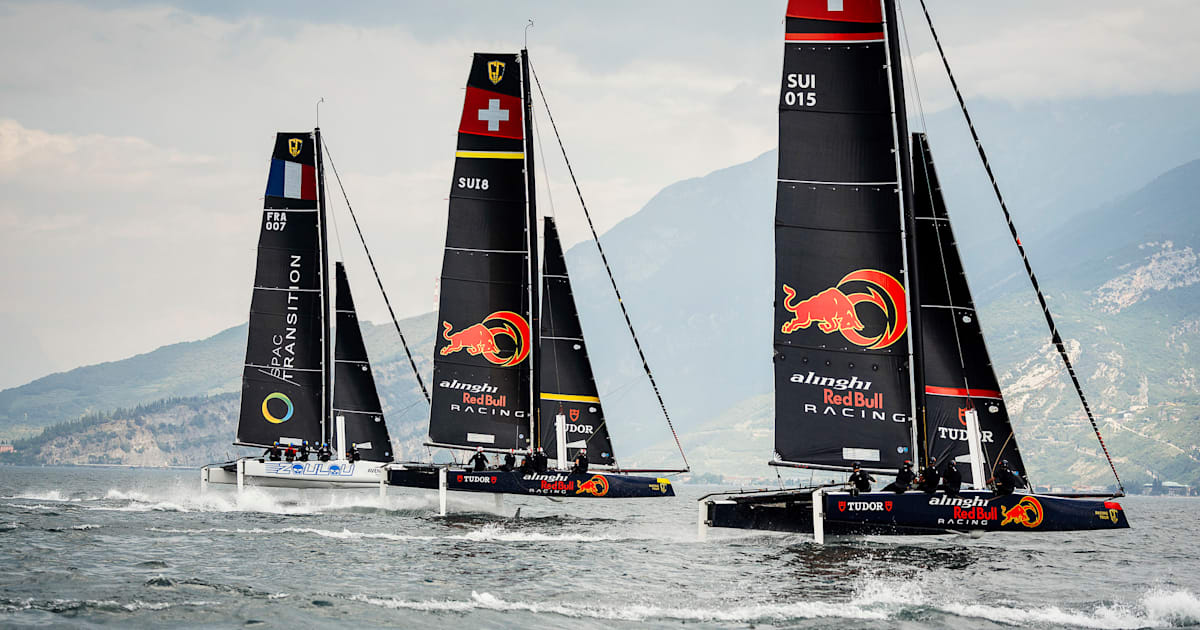 Two Alinghi Red Bull Racing boats for the first time