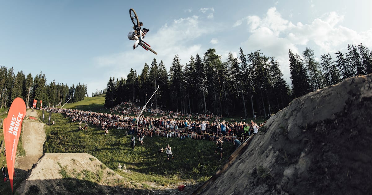 Jackson Goldstone wins Crankworx Whip-Off in Innbruck