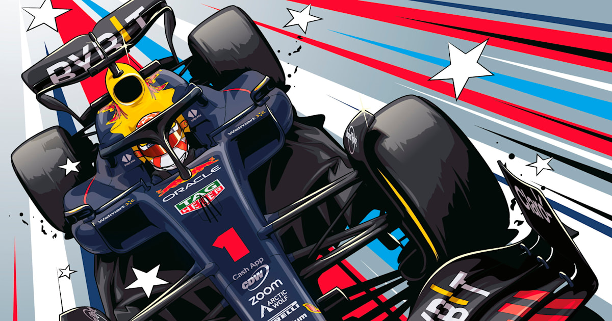 Daniel Ricciardo on the F1 USGP Circuit of the Americas