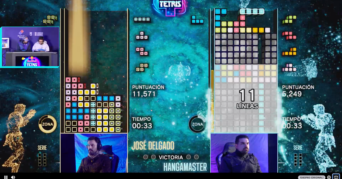 José Delgado, campeón nacional de Red Bull Tetris