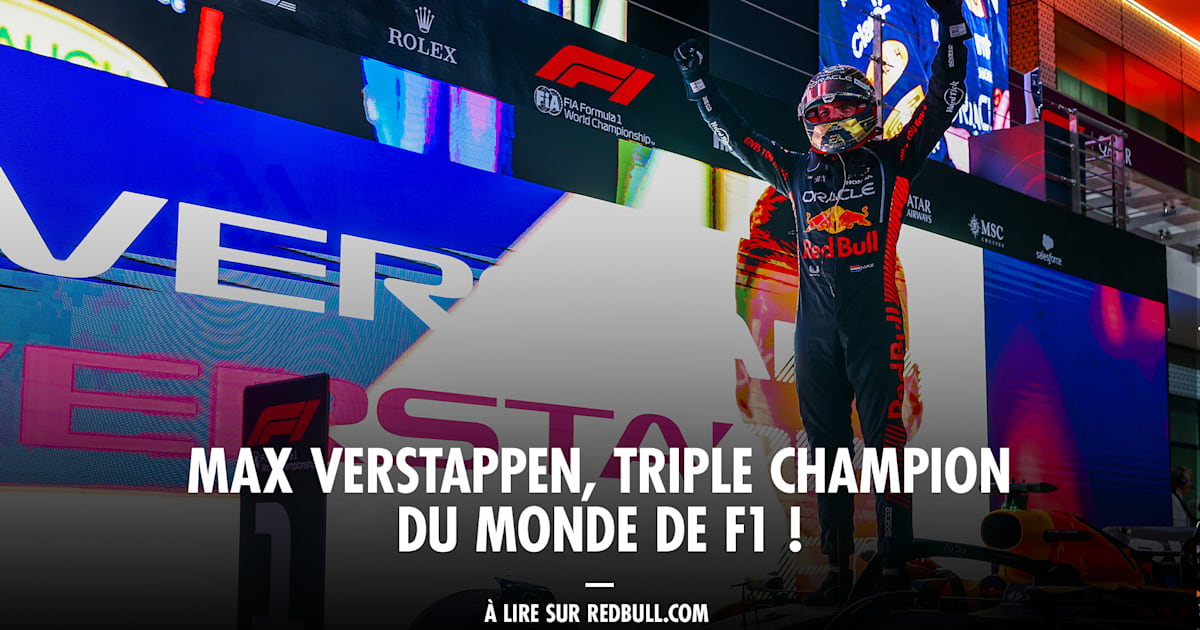 Grand Prix F1 du Qatar 2023 : Max Verstappen champion