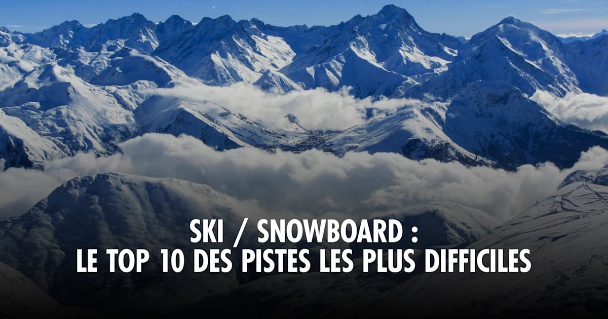 Ski et snowboard: top 10 des pistes les plus difficiles