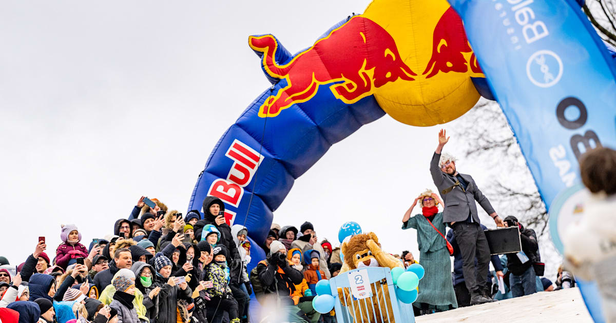 Red Bull Jump and Freeze akimirkos