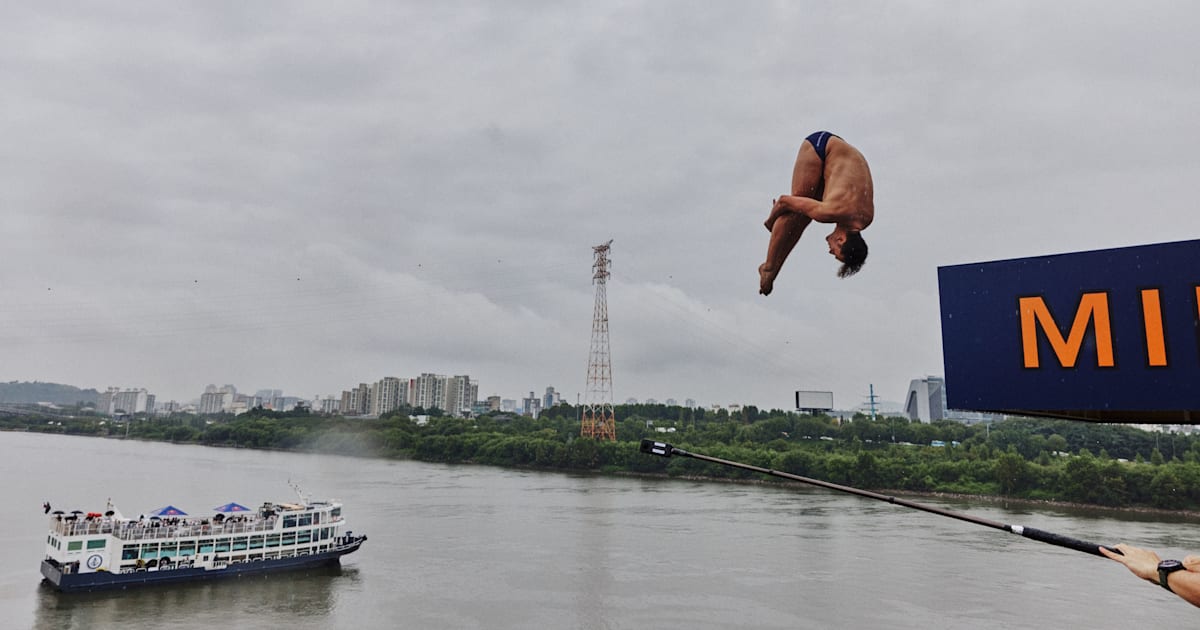 레드불, 18m 양화대교에서 뛰어내리다