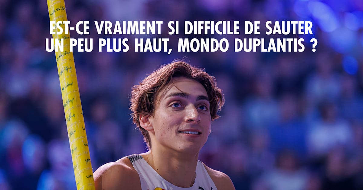Armand Duplantis parle de son quotidien de perchiste
