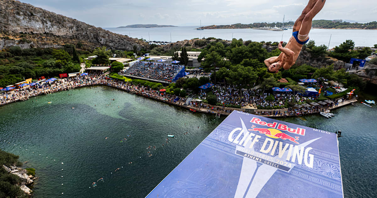 Red Bull Cliff Diving 2024: szezonnyitó Athén - riport