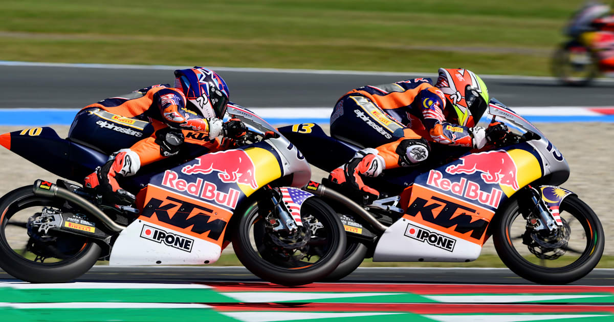 Kristian Daniel right in the heart of the battle in Assen