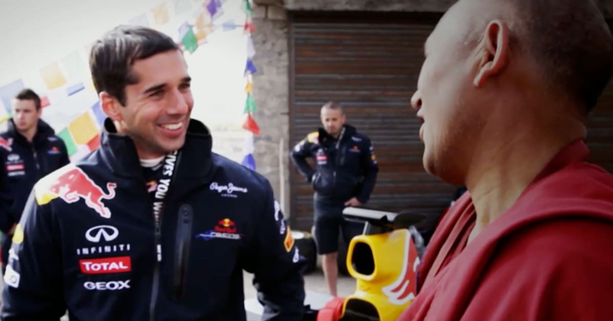 Red Bull Racing: Neel Jani show run Thiksey Monastery