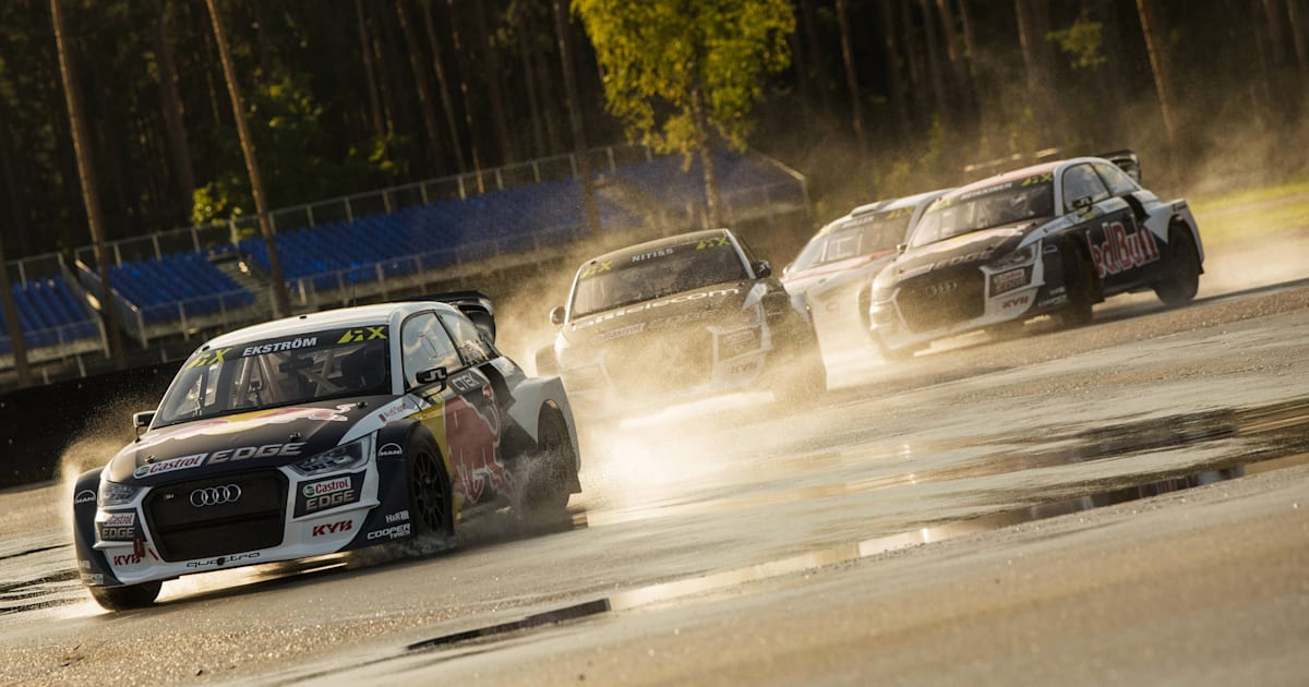 FIA World Rallycross 2018: Mattias Ekström in Riga