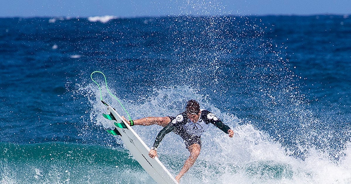 Kalani David's best wave of day 1