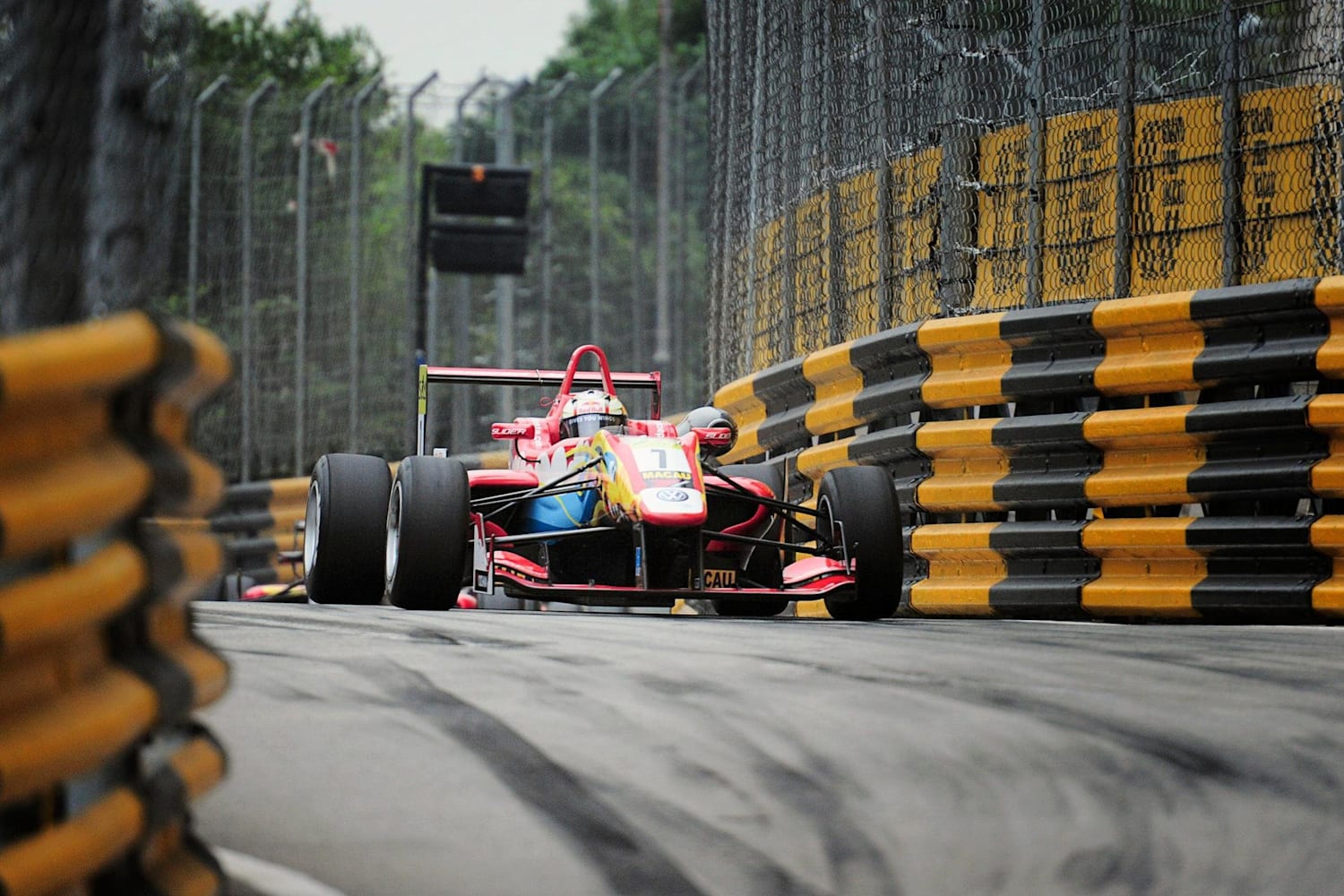 Close up on the Macau Grand Prix