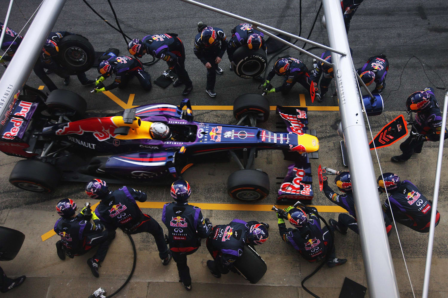Pitstop de F1 a 1000fps