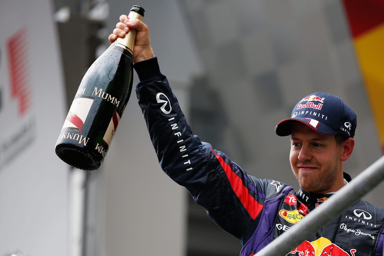 Vettel gives Spa treatment in Belgium