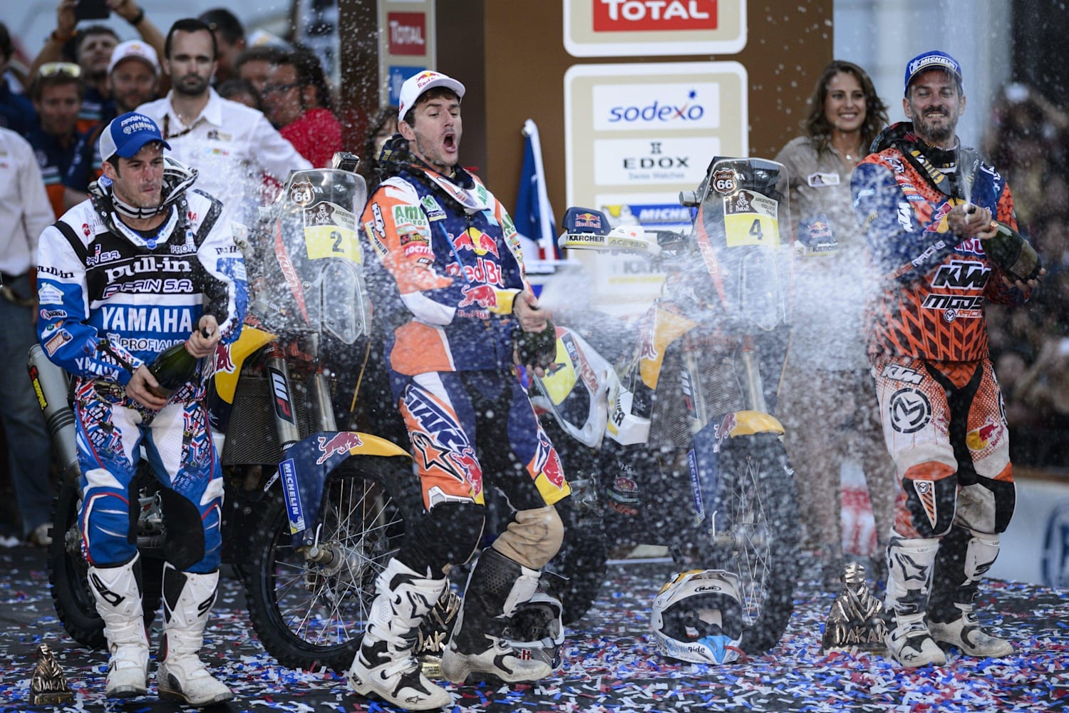 Victors crowned at the finish of 2014 Dakar Rally