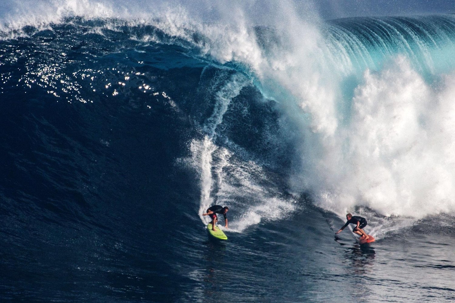 Surfing Jaws on a Soft Top, with Jamie O'Brien