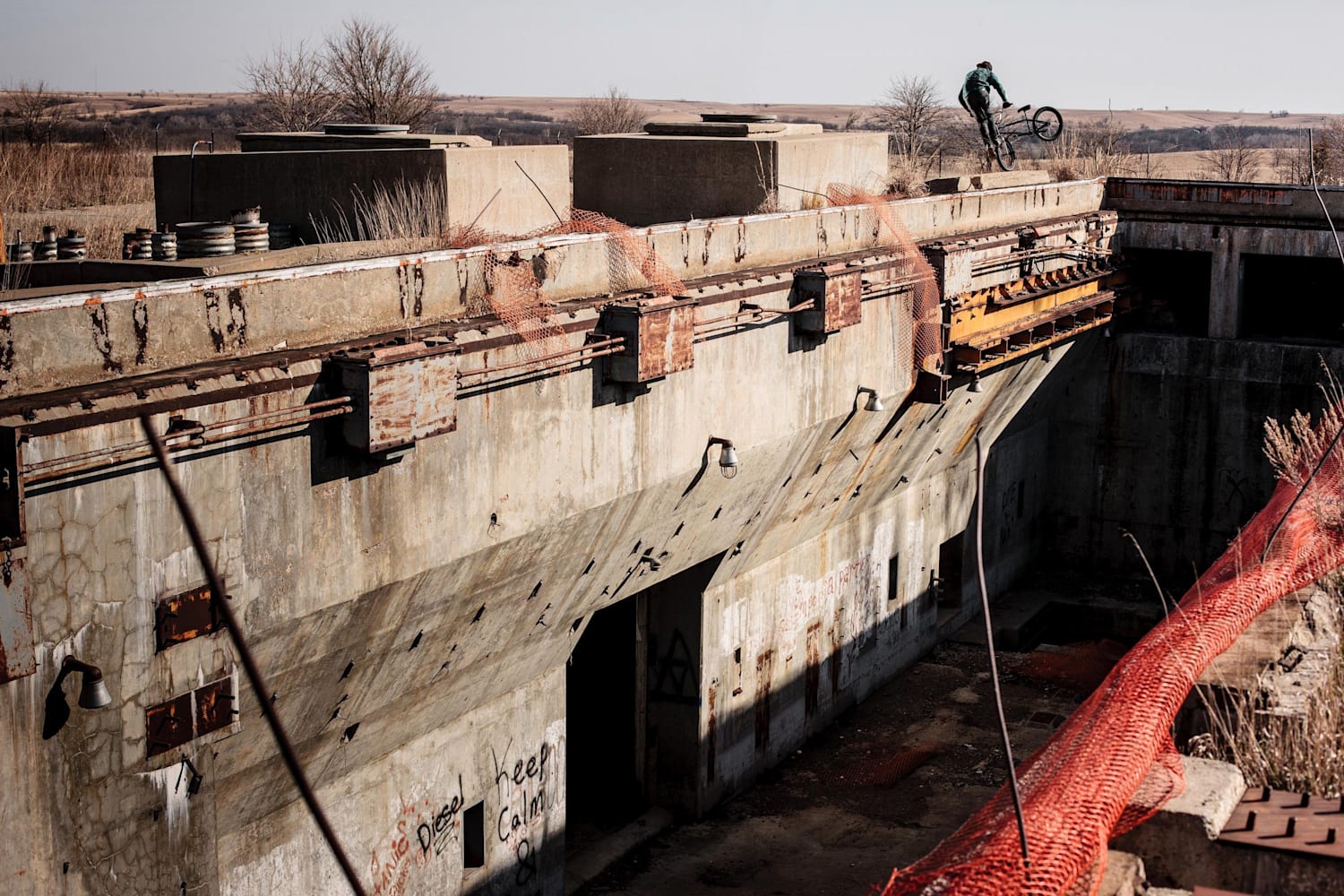 BMX riding spot: Kansas Nuclear Missile Launch Site