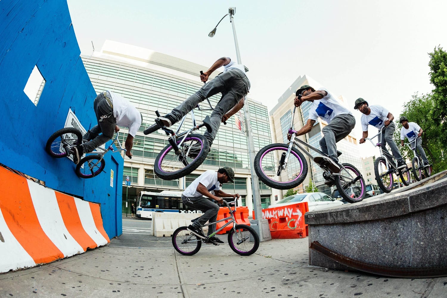 BMX en Nueva York: invierno, primavera, verano y otoño
