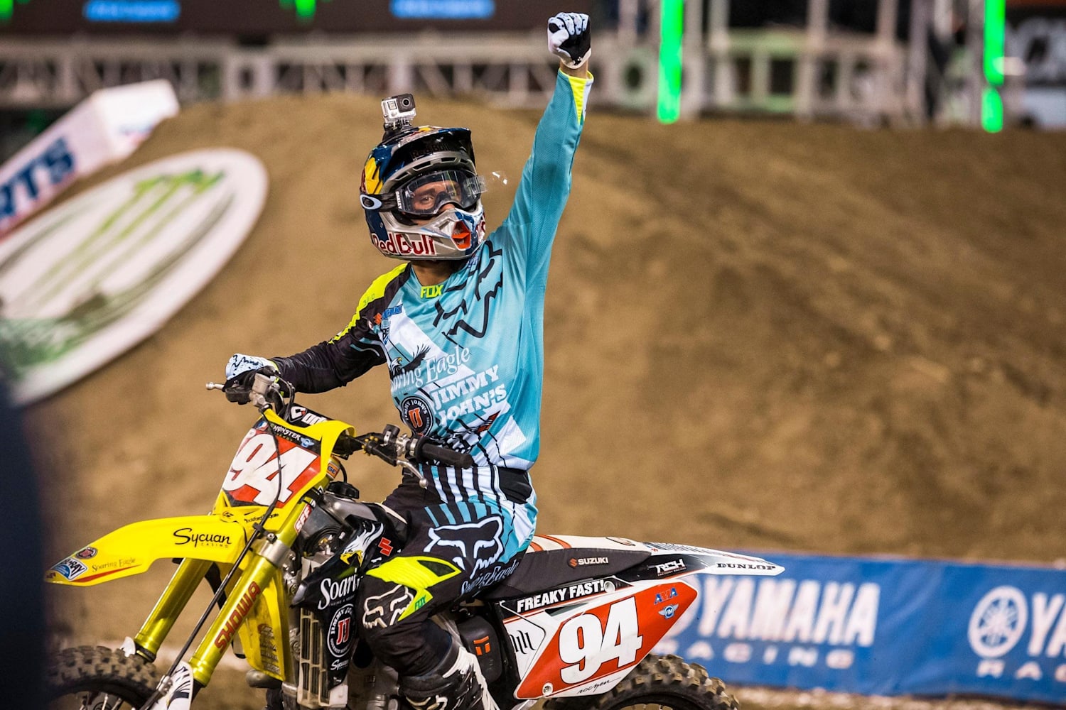 Ken Roczen Wins 2015 Anaheim 2 Supercross Race