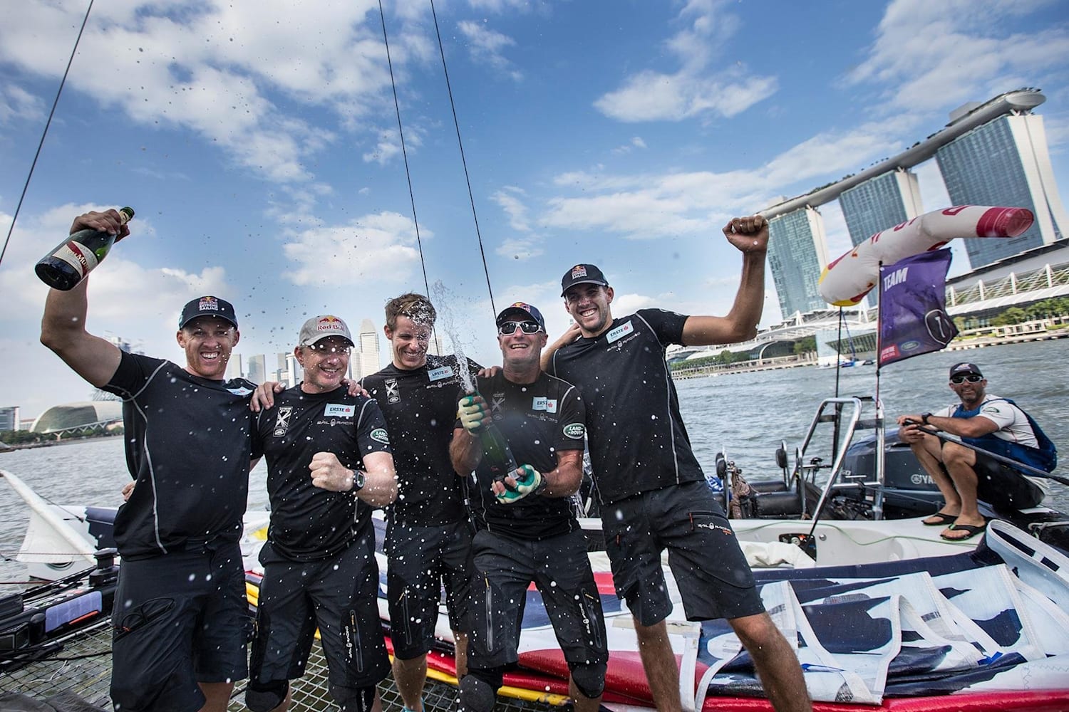 Red Bull Sailing win Extreme Sailing Series Singapore