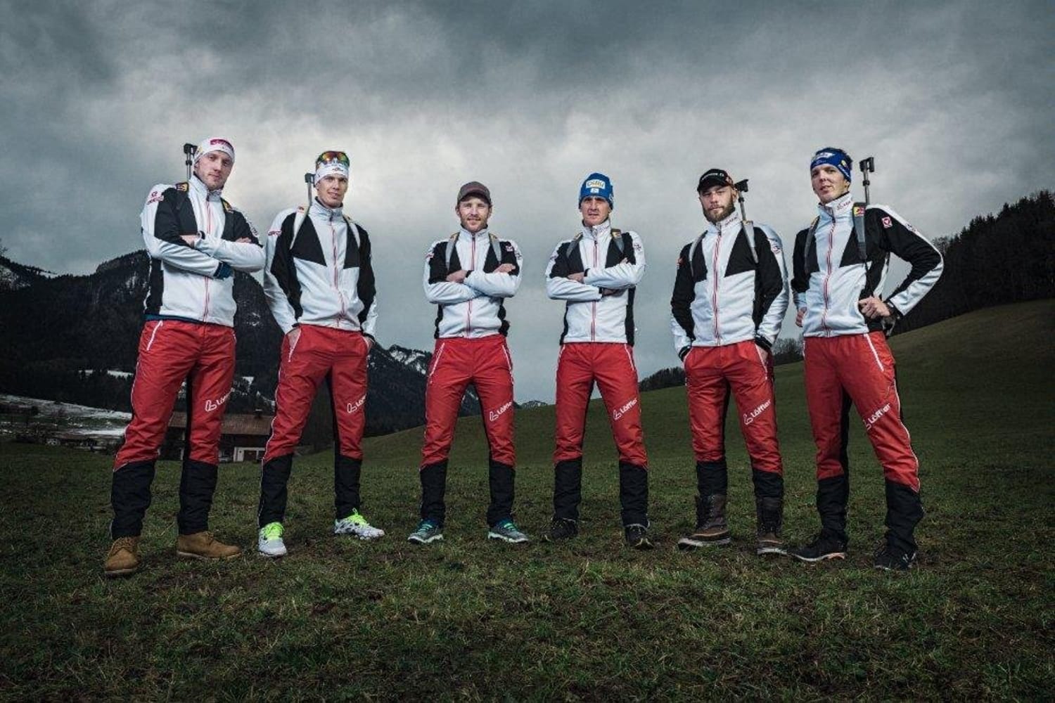 Biathlon Team Österreich – Foto-Portrait