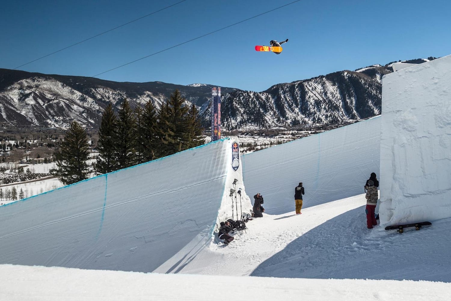 Red Bull Double Pipe Snowboarding Photos Practice Day 2