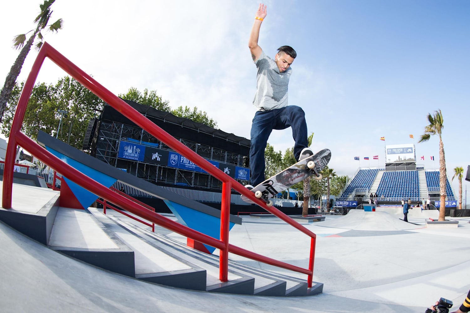 Estrelas do skate em Barcelona para o SLS Pro Open 2016