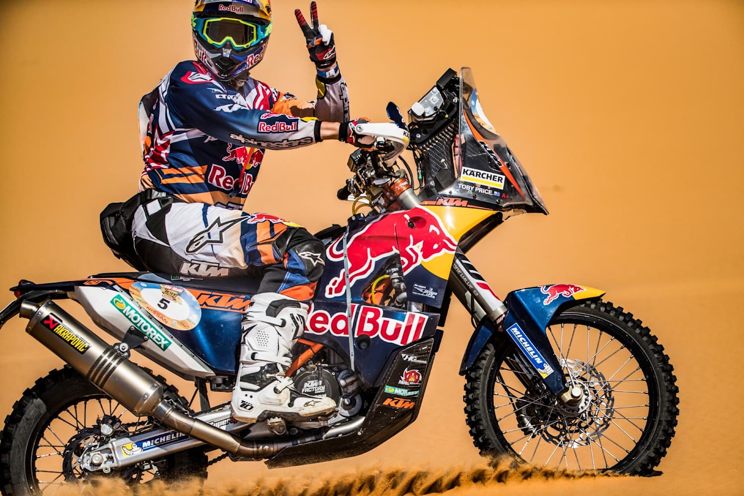 Inframes Video of Red Bull team for the Dakar Rally