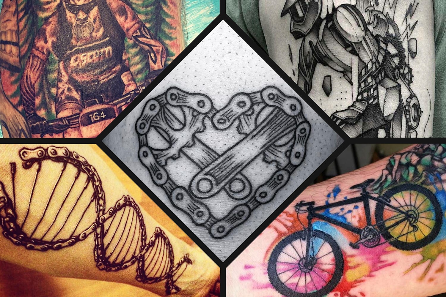 Mountain biking tattoos: 14 of the coolest designs