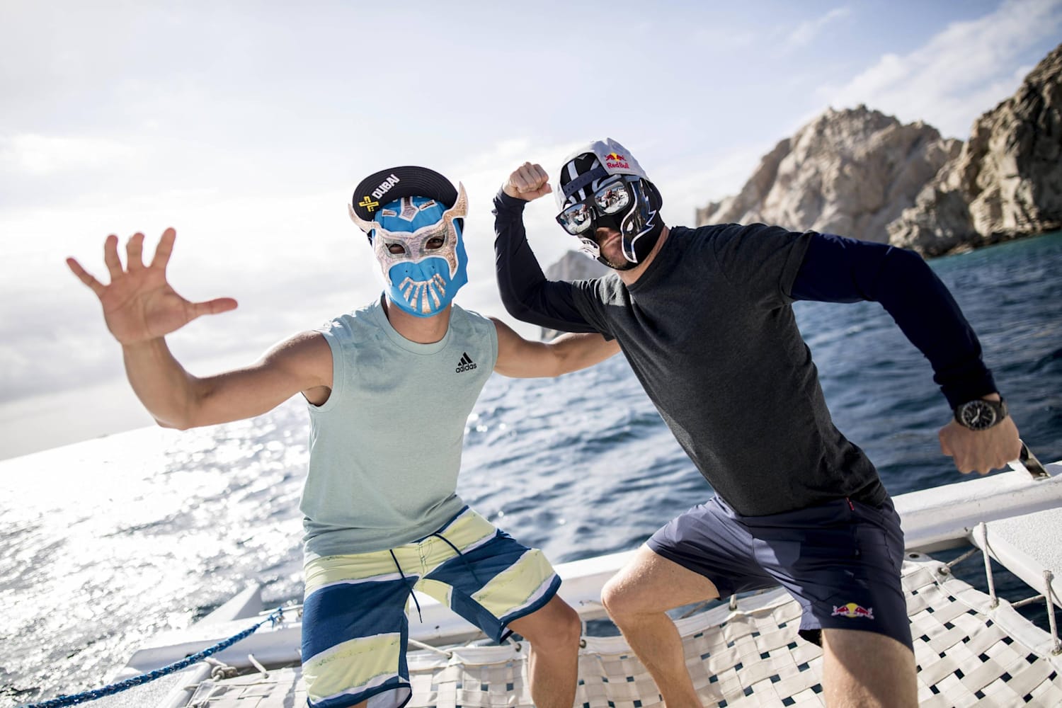 Entrenando para Cliff Diving en Arco de Los Cabos