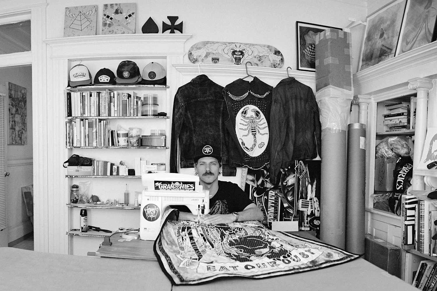 Ben Venom: The heavy metal quilting artist +Interview+