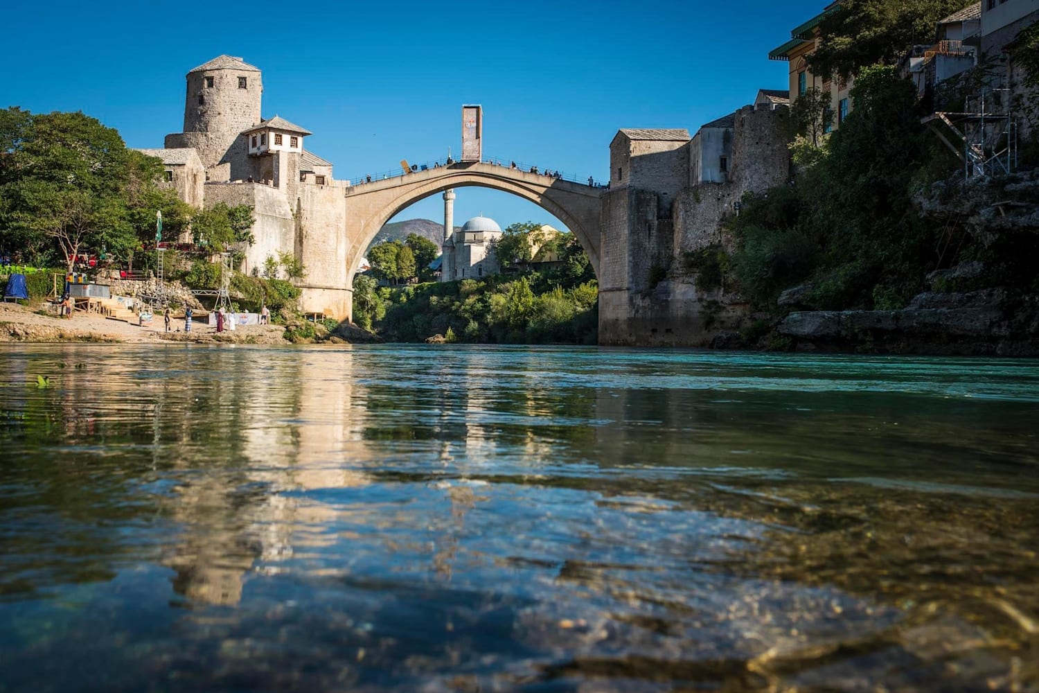 Red Bull Cliff Diving Mostar, platforma
