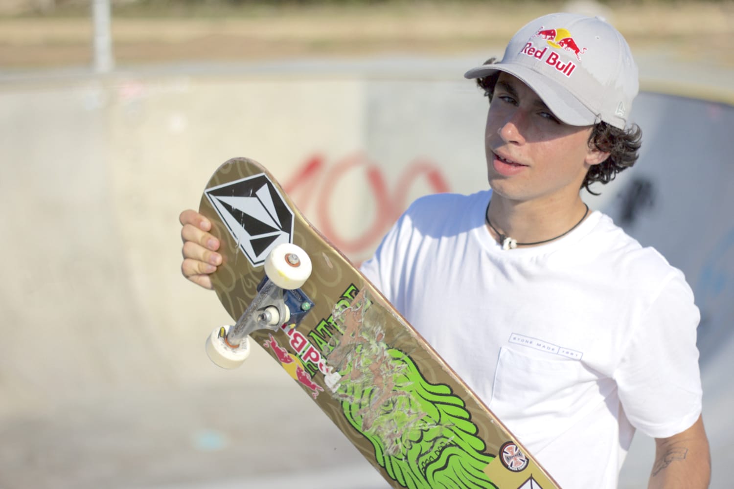 Vidéo : Vincent Matheron présente sa planche de skate