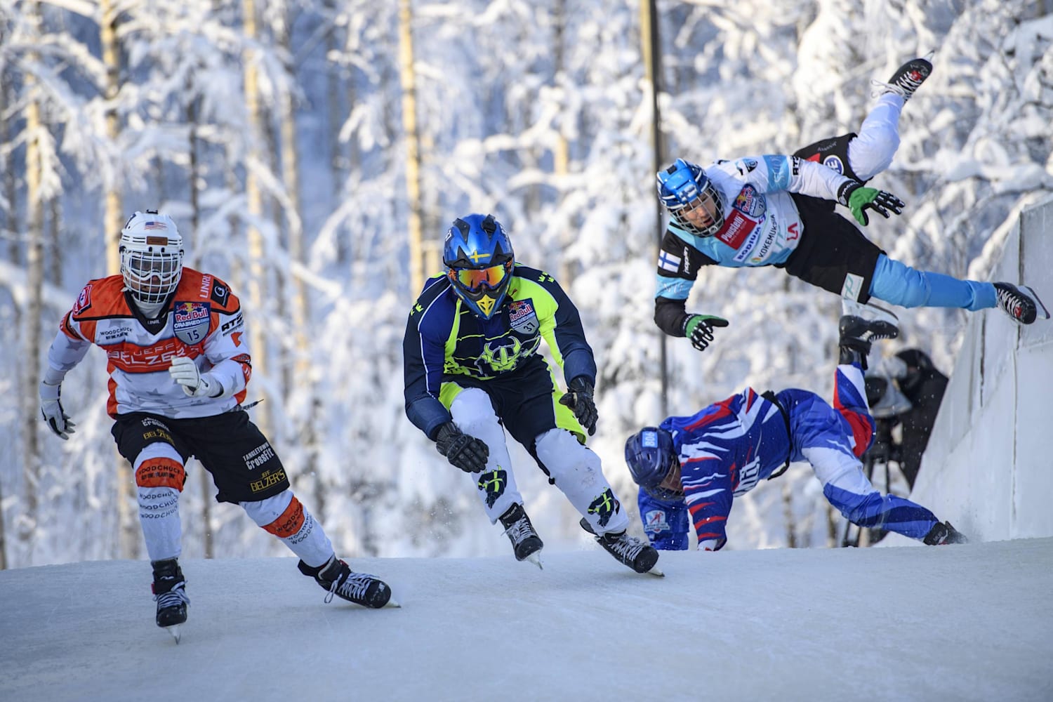 Red Bull Crashed Ice 2018: Finland highlights ++video++