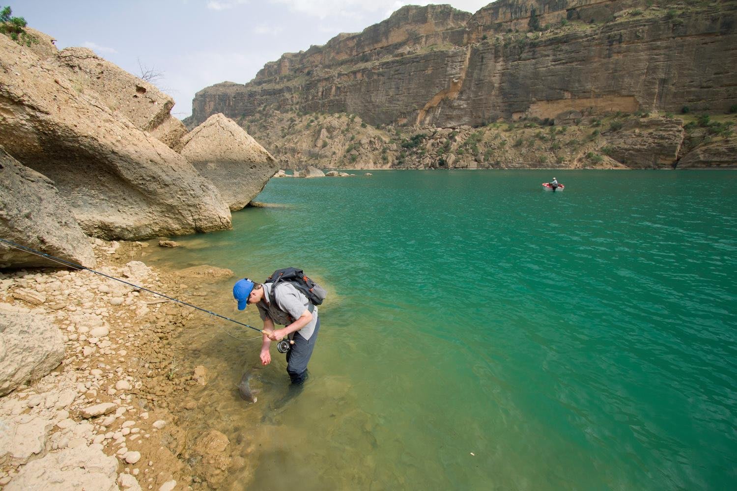 fly fishing in Iran