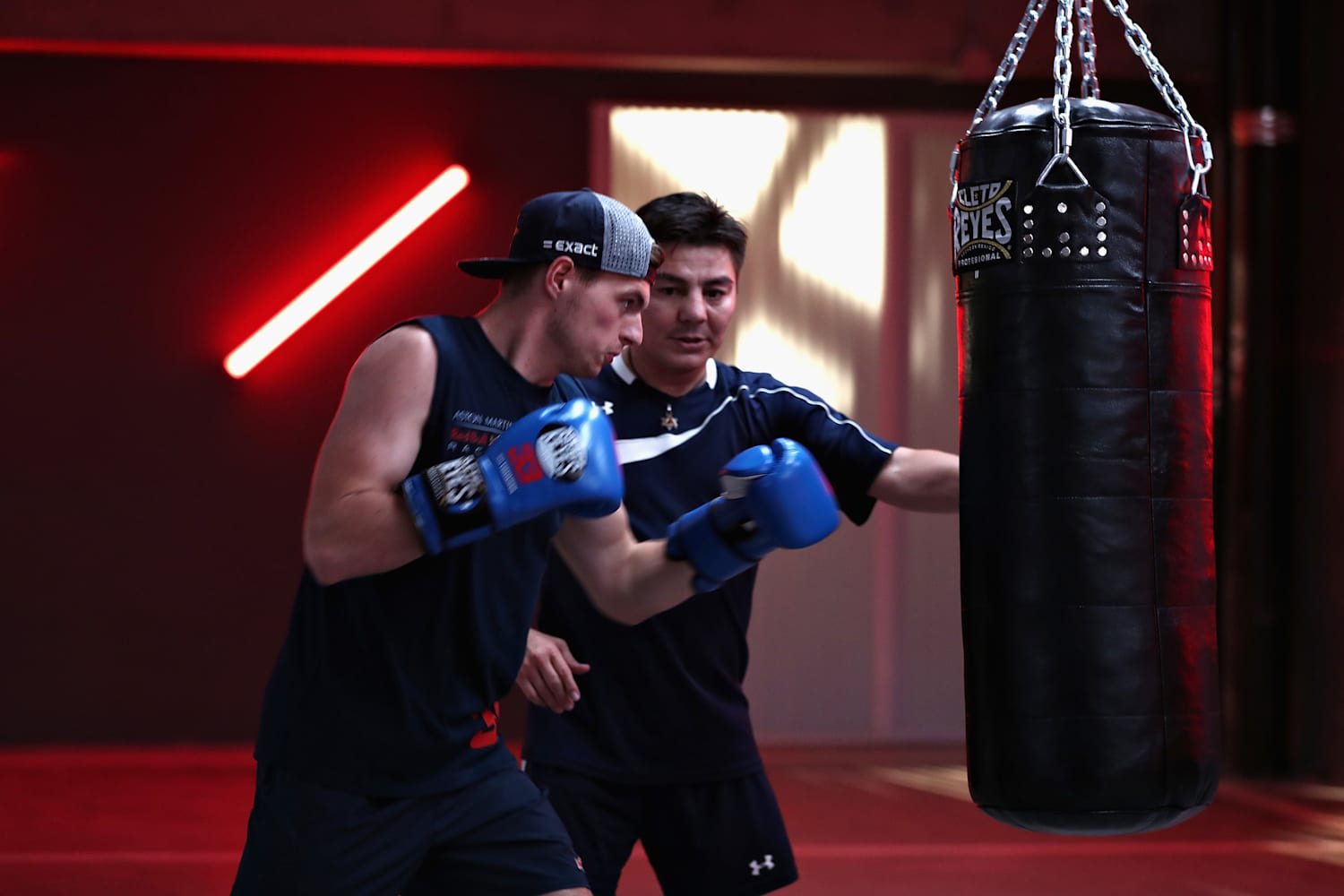 Max Verstappen boxing: Max gets tips from Jorge Arce