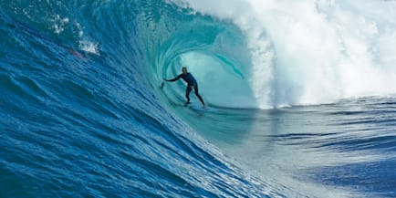In The Moment with Mark Mathews, big wave surfer