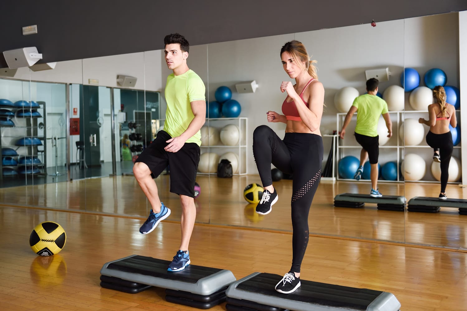 Plataforma De Ejercicios De Step Plataforma Aeróbica Ajustable Para
