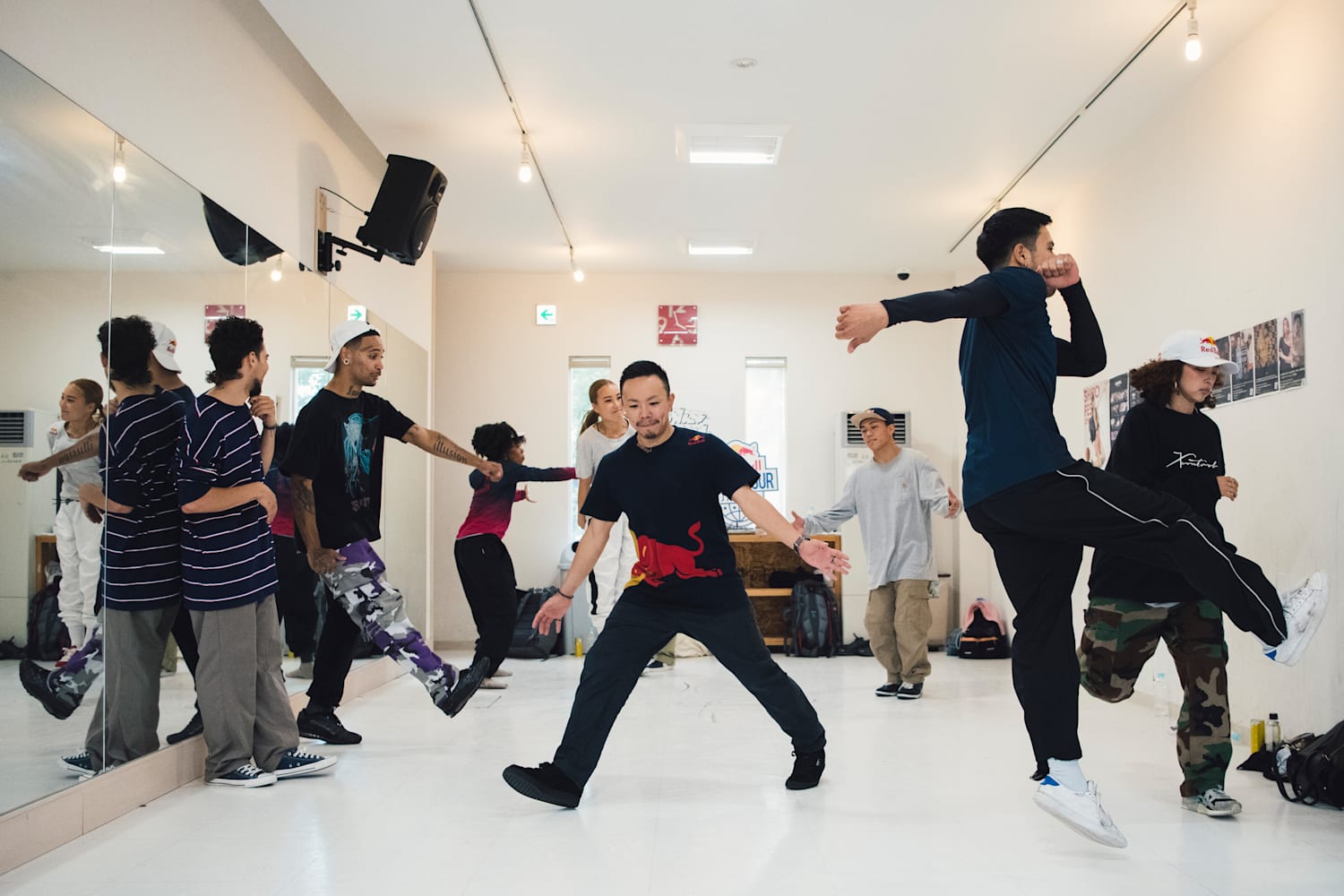 setting up a dance studio