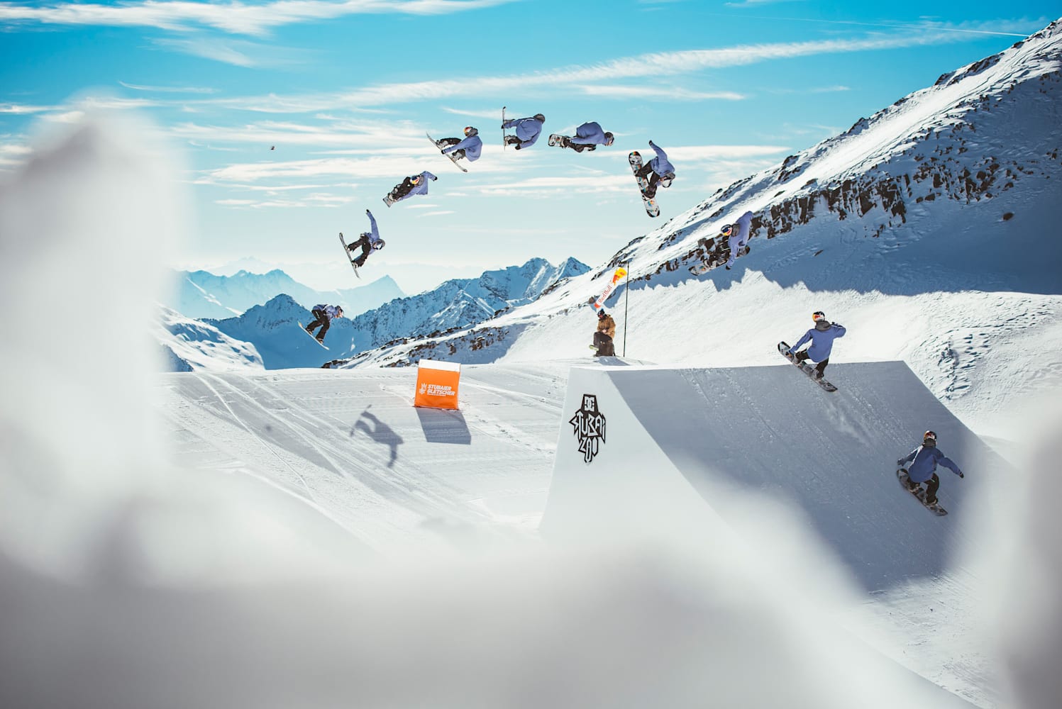 awesome snowboarding