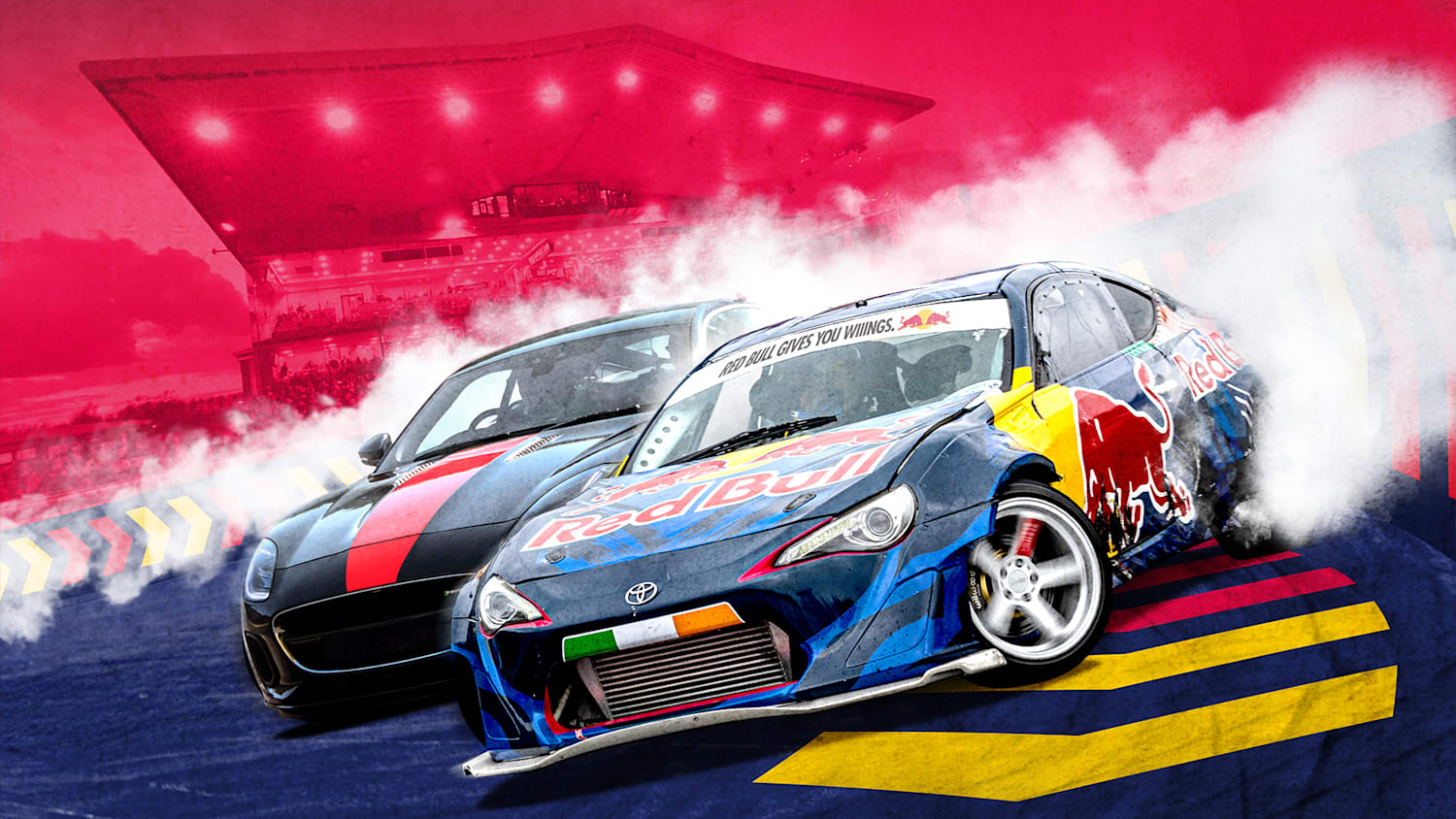 Red Bull Drift Logo MG Motor And Red Bull Partnership: Modified MG GT