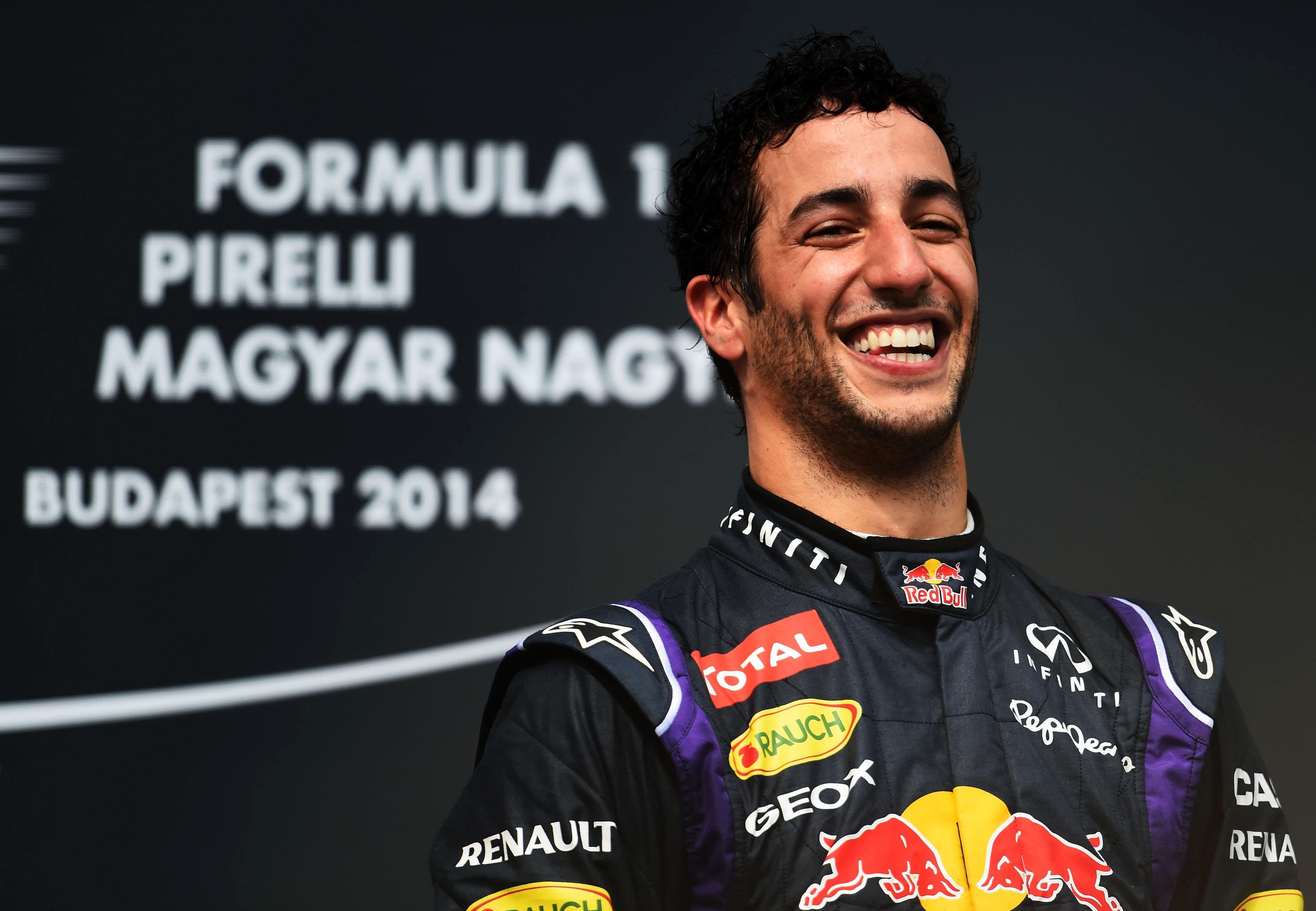 2014 Hungarian Grand Prix Ricciardo reaction