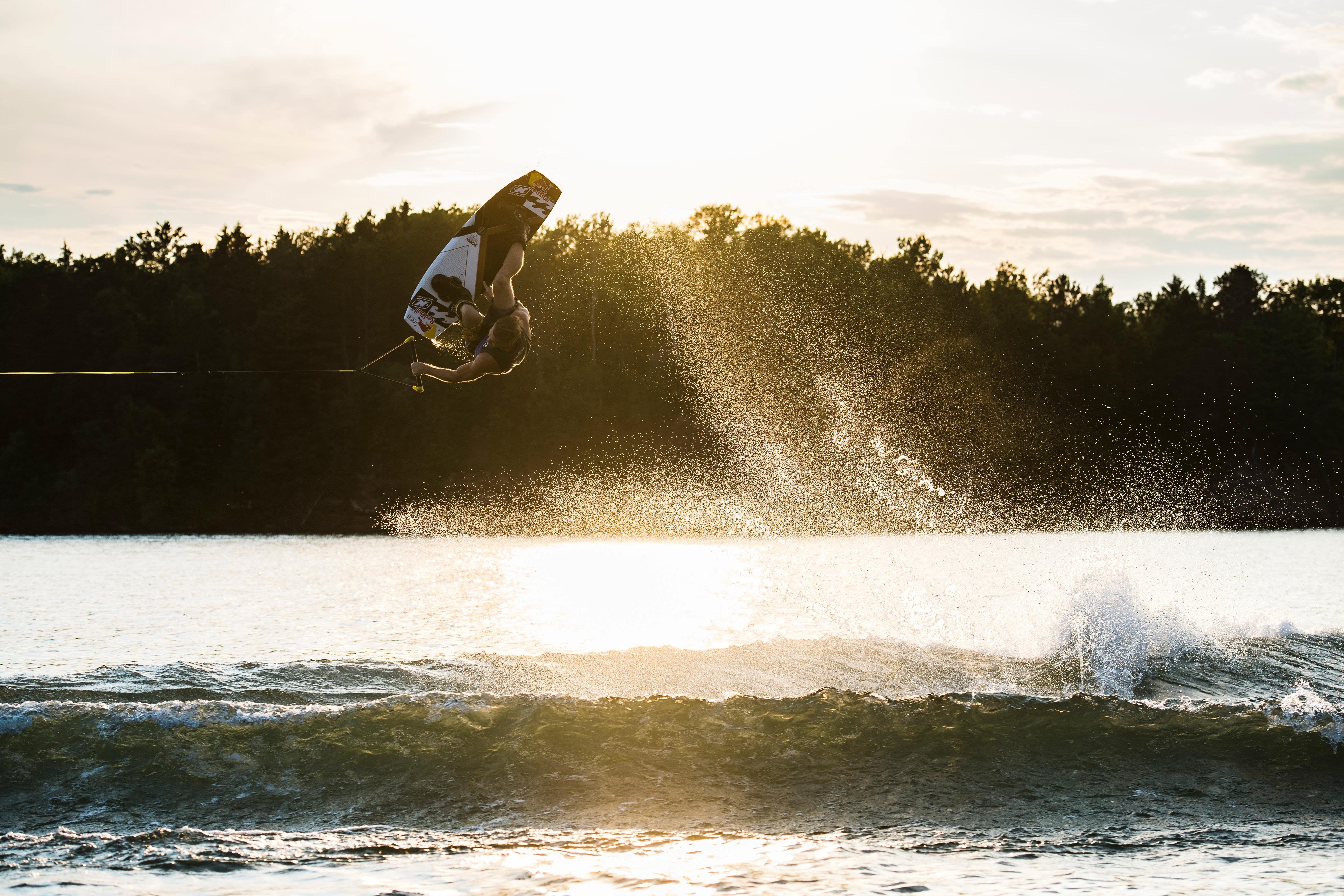 Mike Dowdy wakeboards through sea caves ++video++