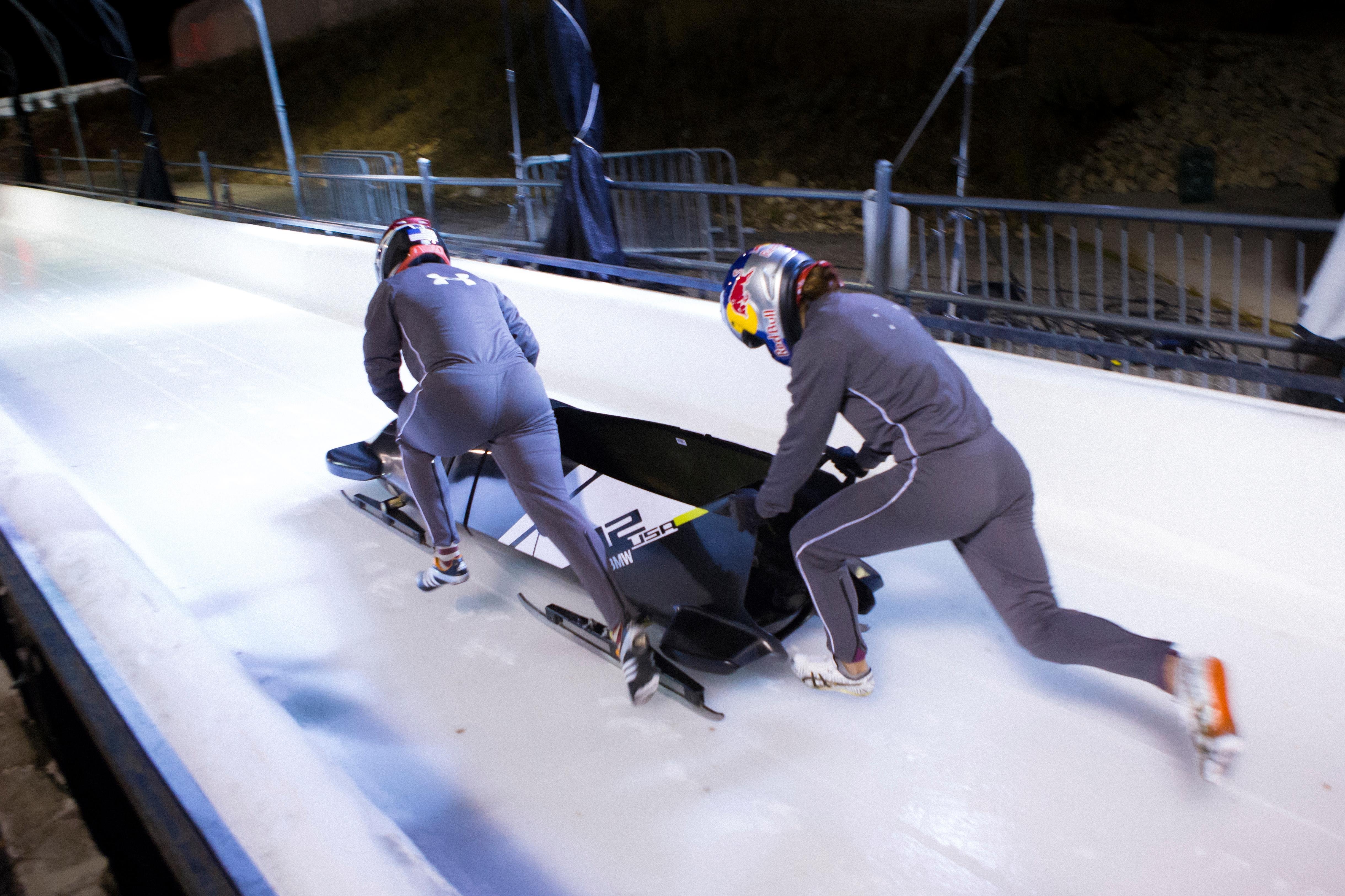 Lolo Jones: fotos de su entrenamiento de bobsleigh
