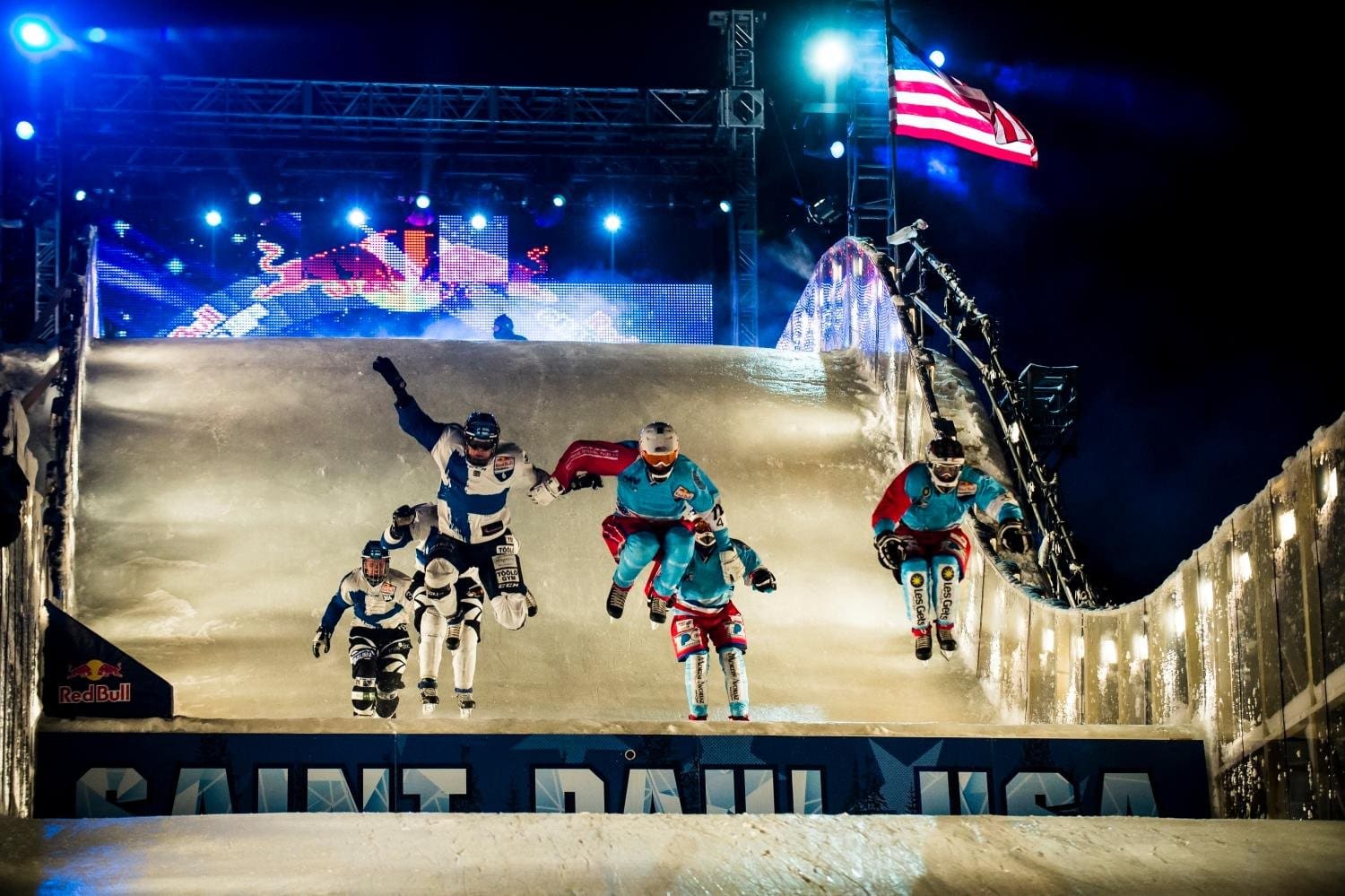 Red Bull Crashed Ice starttasi Saint Paulissa